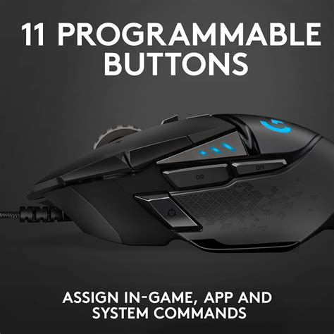 Logitech G502 Hero High Performance Wired Gaming Mouse Hero 25K Sensor