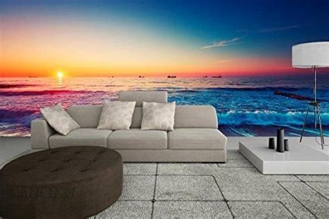 OEDIM FOTOTAPETA ŚCIENNA WINYLOWA ŚCIANA PLAYA ZACHÓD SŁOŃCA RÓŻNE