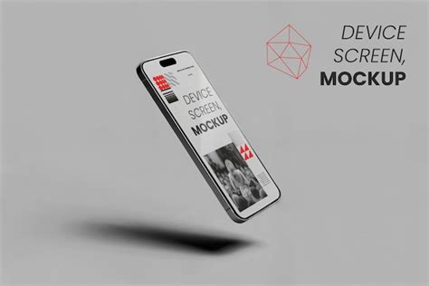 floating mobile mockup premium ai generated psd