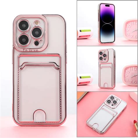 Funda A Prueba De Golpes Con Ranura Para Tarjeta Para IPhone Carcasa