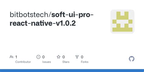 GitHub Bitbotstech Soft Ui Pro React Native V