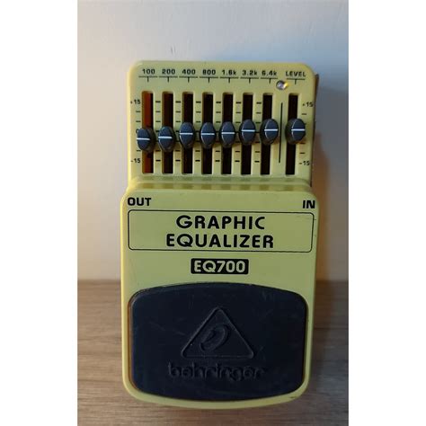 Pedal Graphic Equalizer Eq700 Behringer Shopee Brasil