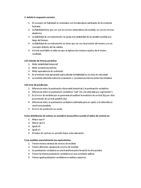 PDF Psicometria Y Metodos Estadistica Examen DOKUMEN TIPS