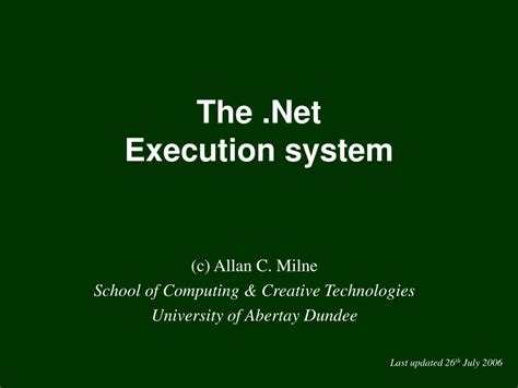 Ppt The Net Execution System Powerpoint Presentation Free Download Id