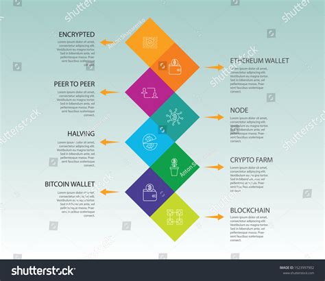 Crypto Currency Infographics Vector Design Timeline Stock Vector Royalty Free
