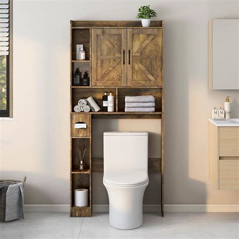 Over The Toilet Storage Cabinet Farmhouse Storage Cabinet Over Toilet
