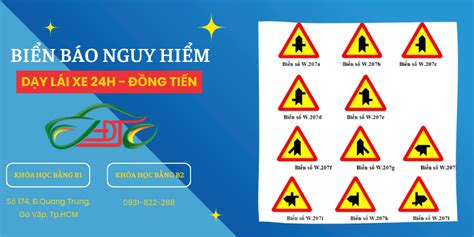 Biển báo nguy hiểm là gì Nhóm các loại biển báo ngu hiểm