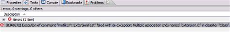 Multiple Association Ends Named Extension C In Classifier Class Error Message Appears