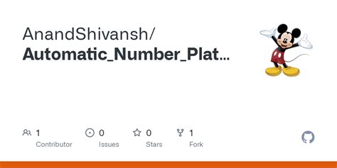 Github Anandshivanshautomaticnumberplaterecognition