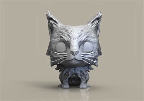 Stl File Funko Pop Cat Maine Coon・3d Print Design To Download・cults