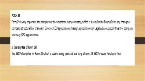 Secp Corporate Filing In Pakistan Punjab Pptx