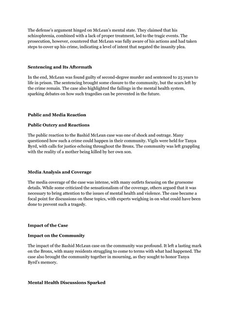 Bashid Mclean A Deep Dive Into A Disturbing Case Pdf