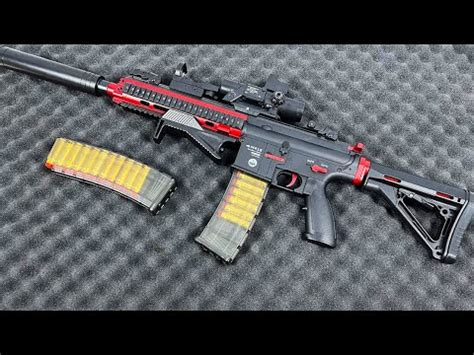 M416 Nerf Blaster Shell Ejection Gun Look Like A Real Gun YouTube
