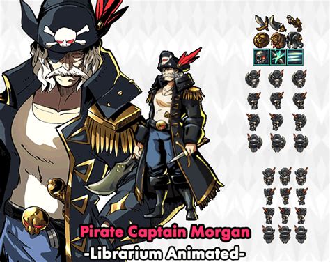Librarium Animated Pirate Captain Morgan By Aekashics
