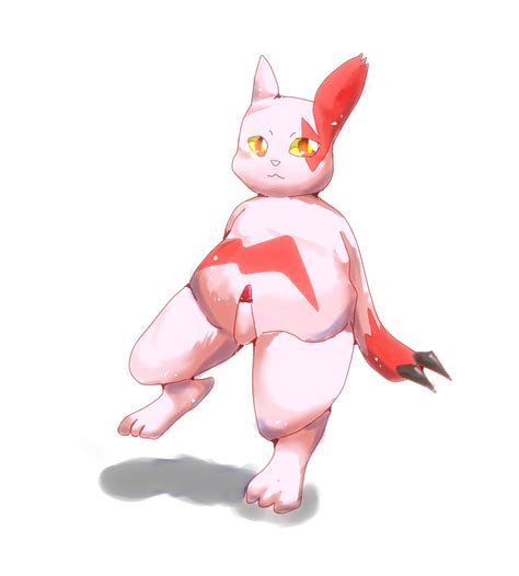Rule 34 Blush Color Front View Fur Male Male Only Nude Penis Pokemon