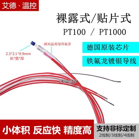 Bare Patch Pt100 High Precision Platinum Thermistor Surface Micro Temperature Sensor Shopee