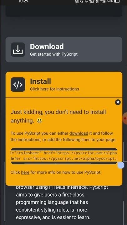 Pyscript Run Python In Your Html File Pyscript Shorts Viral