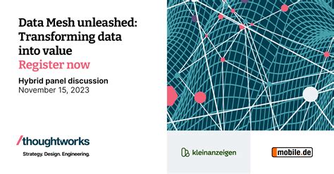 Data Mesh Unleashed Transforming Data Into Value Thoughtworks