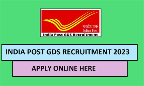 India Post GDS Recruitment 2023 Check Details Apply Online JK News