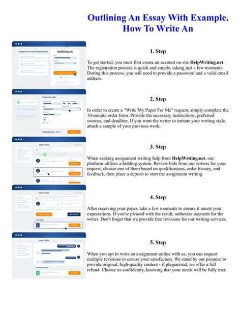 Outlining An Essay With Example How To Write An Pdf