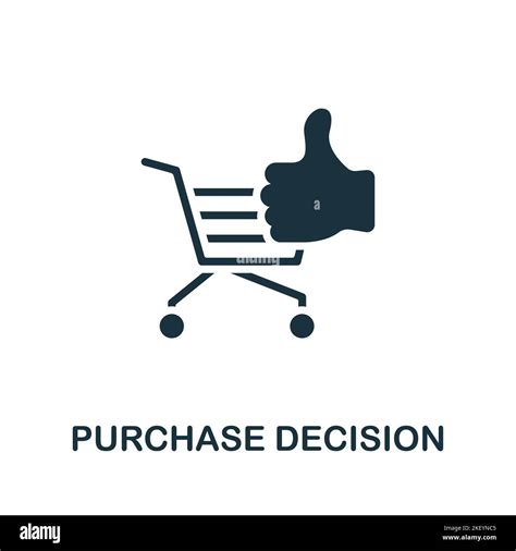 Purchase Decision Icon Monochrome Simple Neuromarketing Icon For Templates Web Design And