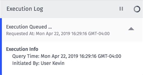 execution log losant documentation