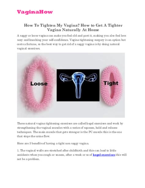 How To Tighten Vag Lips Naturally
