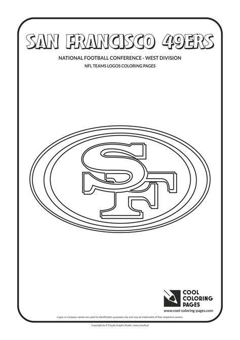 Cool Coloring Pages San Francisco 49ers Nfl American Football Teams