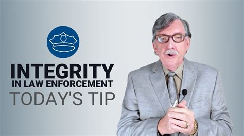 Integrity In Law Enforcement Today S Tip From Lexipol Youtube
