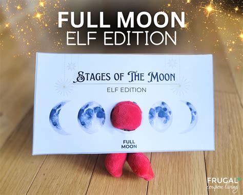 Elf Stages Of The Moon Printable Full Moon Elf Edition Christmas
