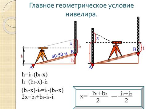Геометрическое нивелирование - презентация онлайн