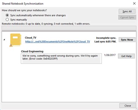 How To Fix OneNote Sync Error On Windows Windows Bulletin