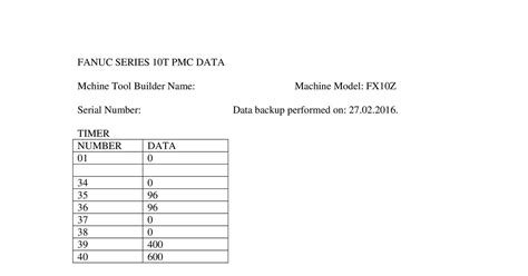 FANUC SERIES 10 PMC Pdf DocDroid