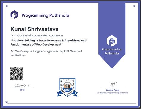kunal shrivastava on linkedin programmingpathshala