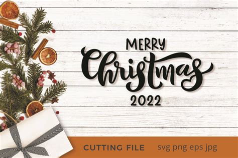 Merry Christmas Svg Hand Lettering For Your 1502918