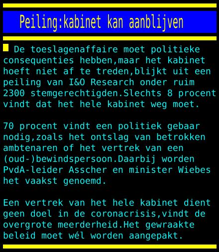 Toeslagenaffaire Gedraai Wordt Potsierlijk Asscher Weg Veren Of Lood