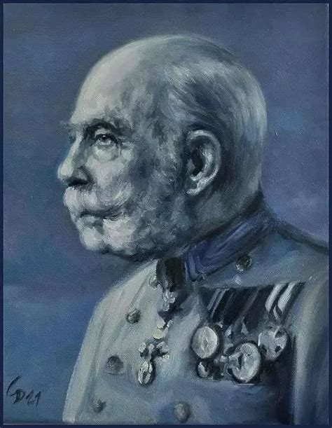 Oil Painting Emperor Franz Joseph I Portrait Of Gierlach Damian