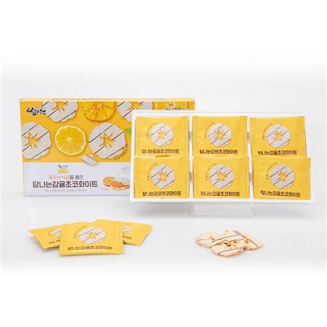 탐라원 제주 감귤 초콜릿 화이트 6g X 12개입 티몬
