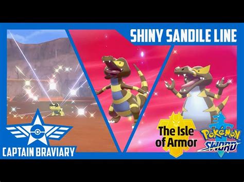 Shiny Sandile Evolution