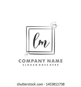 Lm Monogram Images Stock Photos Vectors Shutterstock