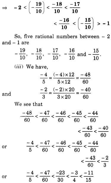 Ncert Solutions For Class 7 Maths Chapter 9 Rational Numbers Ex 9 1