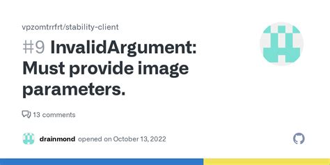 Invalidargument Must Provide Image Parameters · Issue 9