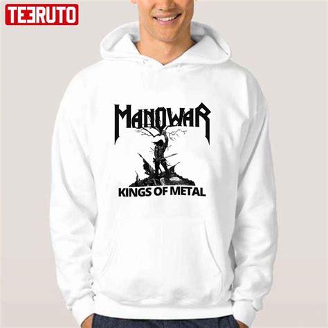 Kings Of Metal Manowar Album Design Unisex Hoodie Teeruto