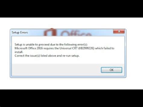 C Ch S A L I How To Fix Setup Is Unable To Proceed Due To The
