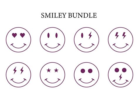 Premium Vector Smiley Face Vector Emoji Bundle