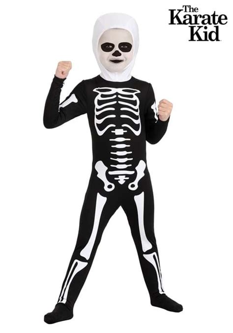Karate Kid Toddler Skeleton Suit Costume