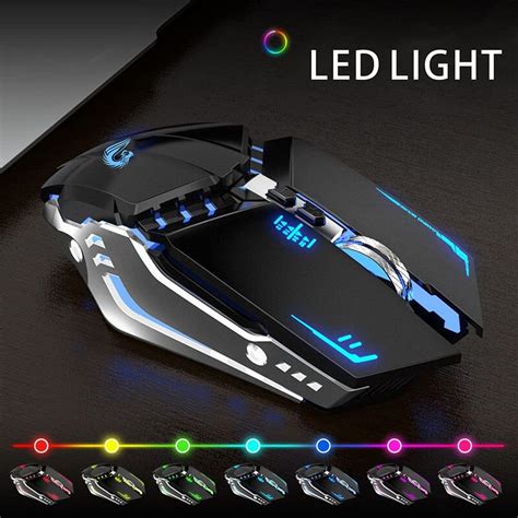 Tenmos T21 Bluetooth Mouse 2 4g Led Dual Mode Bluetooth 5 1 Usb Bluetooth Wireless Mouse