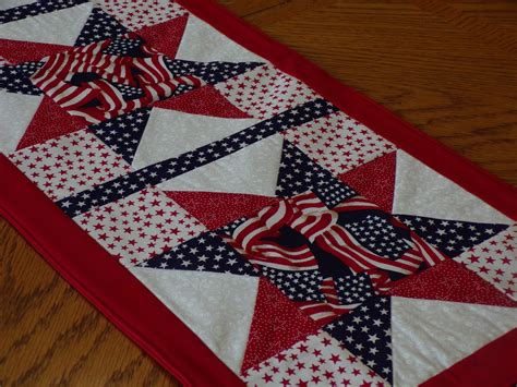 Patriotic Table Runner North Star Table Runner 54 Long