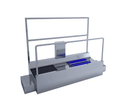 Pass Through Sole Cleaning Station Hosinox Company For Stainless