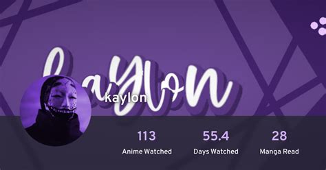 kaylon's profile · AniList